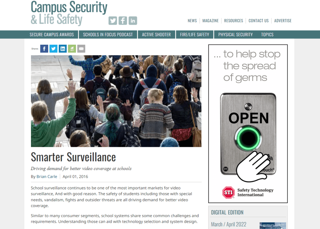 Smarter Surveillance Salient