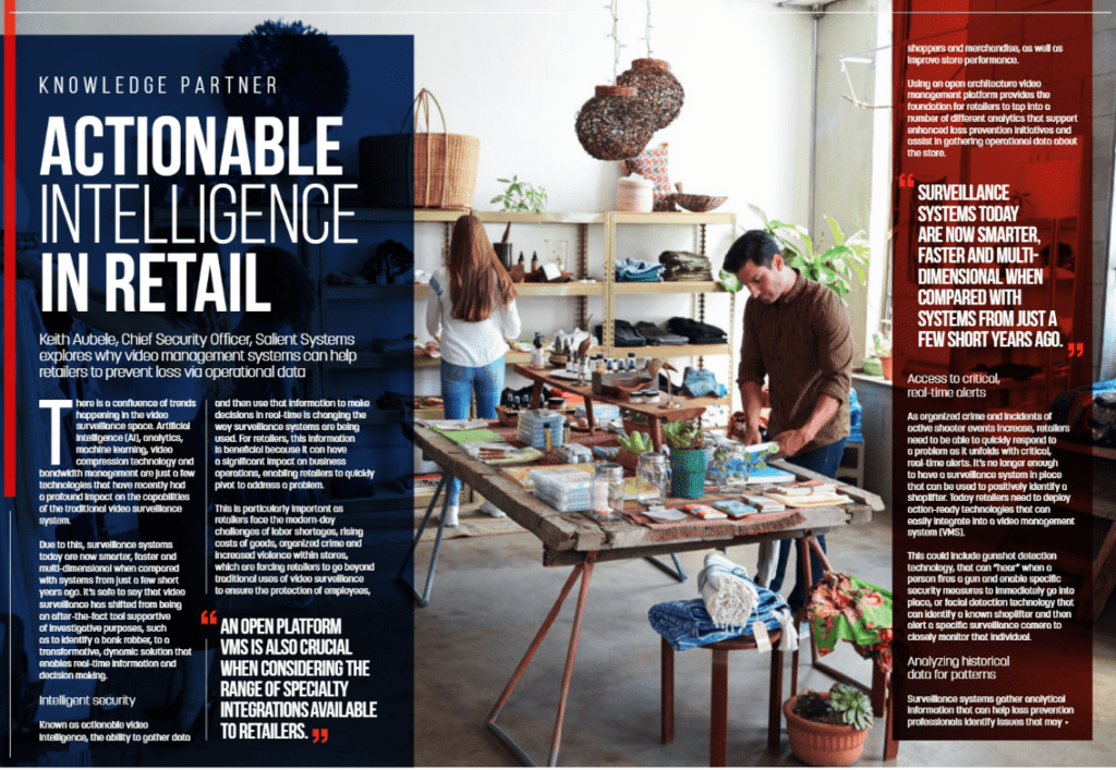 Actionable Intelligence in Retail - Salient